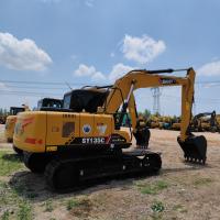 China Used 13 Ton Crawler Excavator Sany Sy135 Used 14t Track Digger Construction Machinery Chinese Brand for sale