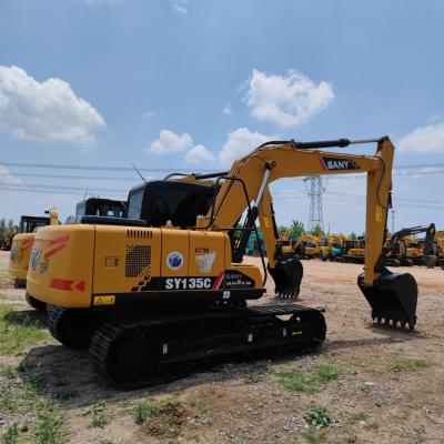 China Used 13 Ton Crawler Excavator Sany Sy135 Used 14t Track Digger Construction Machinery Chinese Brand for sale