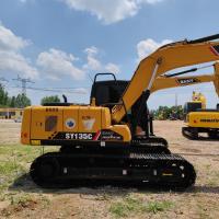 China Used 13 Ton Crawler Excavator Sany Sy135 Used 14t Track Digger Construction Machinery Chinese Brand for sale