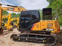 China Used 13 Ton Crawler Excavator Sany Sy135 Used 14t Track Digger Construction Machinery Chinese Brand for sale