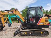 China Secondhand Chinese Brand Sany 6 Ton Crawler Digger Used Mini Excavator Sy60c Small Size for sale