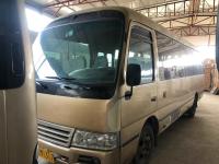 China Used Toyota Middle City Bus Coaster, Secondhand 25 Seats Toyota Coaster Tourist Bus for sale