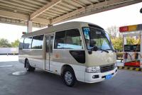 China Used Toyota Middle City Bus Coaster, Secondhand 25 Seats Toyota Coaster Tourist Bus for sale