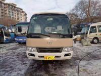China Used Toyota Middle City Bus Coaster, Secondhand 19 Seats Toyota Coaster Tourist Bus for sale