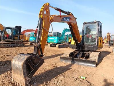 China Secondhand Chinese Brand Sany 6 Ton Crawler Digger Used Mini Excavator Sy60c Small Size for sale