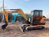 China Secondhand Chinese Brand Sany 6 Ton Crawler Digger Used Mini Excavator Sy60c Small Size for sale
