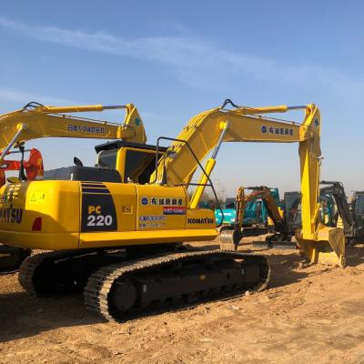 China Secondhand Construction Machinery 22t Komatsu PC220-8 Track Digger Used Crawler Excavator for sale