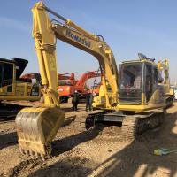 China Used Construction Machinery 11t Crawler Digger Original Japan Komatsu PC110-7 Excavator for sale