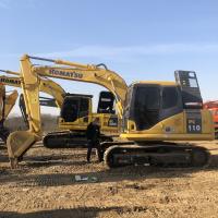 China Used Construction Machinery 11t Crawler Digger Original Japan Komatsu PC110-7 Excavator for sale