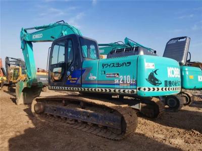 China Used 21 Ton Kobelco Sk210 Crawler Excavator Original Secondhand Hydraulic Track Digger Made in Japan for sale