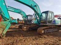 China Used 21 Ton Kobelco Sk210 Crawler Excavator Original Secondhand Hydraulic Track Digger Made in Japan for sale