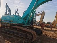 China Used 21 Ton Kobelco Sk210 Crawler Excavator Original Secondhand Hydraulic Track Digger Made in Japan for sale