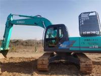 China Used 21 Ton Kobelco Sk210 Crawler Excavator Original Secondhand Hydraulic Track Digger Made in Japan for sale