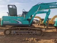 China Used 20 Ton Kobelco Sk200 Crawler Excavator Original Secondhand Hydraulic Track Digger Made in Japan for sale