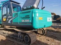 China Used 20 Ton Kobelco Sk200 Crawler Excavator Original Secondhand Hydraulic Track Digger Made in Japan for sale