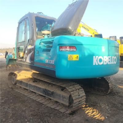 China Used 13 Ton Excavator Kobelco Sk130 Origin Japan Medium Crawler Digger Secondhand 13t Equipment for sale