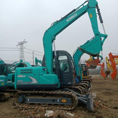 China Used Kobelco MIDI Crawler Excavator Sk75-8, Secondhand Japanese Track Digger Kobelco Sk75-8 on Sale for sale