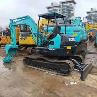 China Used Original Kobelco Mini Excavator Sk45 Secondhand 5t Track Digger Hydraulic Japan Equipment Low Hours for sale