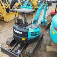 China Used Original Kobelco Mini Excavator Sk45 Secondhand 5t Track Digger Hydraulic Japan Equipment Low Hours for sale
