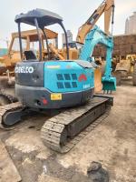 China Used Original Kobelco Mini Excavator Sk45 Secondhand 5t Track Digger Hydraulic Japan Equipment Low Hours for sale