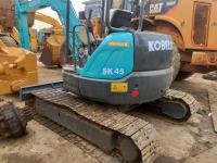 China Used Original Kobelco Mini Excavator Sk45 Secondhand 5t Track Digger Hydraulic Japan Equipment Low Hours for sale
