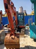 China Used 5t Excavator Hitachi Zx50 Original Mini Crawler Digger Secondhand Curved Boom Machine for sale