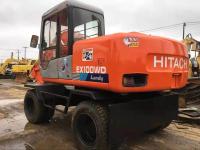 China Used Wheel Excavator Hitachi Ex100wd Mobile 10 Ton Digger Secondhand Hydraulic Original Japanese Machine for sale