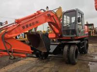 China Used Wheel Excavator Hitachi Ex100wd Mobile 10 Ton Digger Secondhand Hydraulic Original Japanese Machine for sale