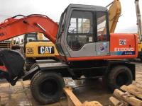 China Used Wheel Excavator Hitachi Ex100wd Mobile 10 Ton Digger Secondhand Hydraulic Original Japanese Machine for sale