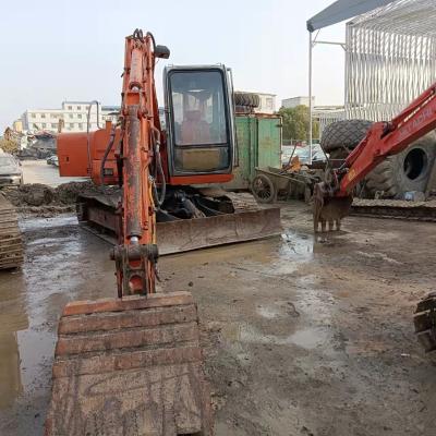 China Used Original Hitachi Ex60-5 Hydraulic Excavator Secondhand 6t Mini Track Digger Japan Brand Crawler Excavator for sale