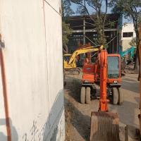 China Used Original South Korea Mobile Excavator Doosan Dh150W-7 Secondhand 15t Wheel Excavator on Promotion for sale