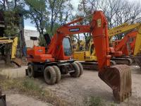 China Used Original South Korea Mobile Excavator Doosan Dh150W-7 Secondhand 15t Wheel Excavator on Promotion for sale