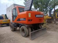 China Used Original South Korea Mobile Excavator Doosan Dh150W-7 Secondhand 15t Wheel Excavator on Promotion for sale