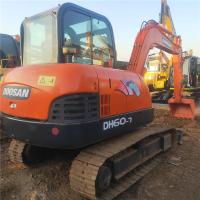 China Used Mini Excavator Original Doosan Dh60-7 Secondhand 6t Track Digger Small Equipment Made in Korea for sale