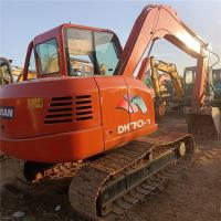 China Used Mini Excavator Original Doosan Dh70-7 Secondhand 7t Track Digger Small Equipment Made in Korea for sale