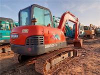 China Used Mini Excavator Original Doosan Dh60-7 Secondhand 6t Track Digger Small Equipment Made in Korea for sale