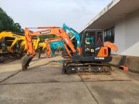 China Used Mini Excavator Original Doosan Dh55 Secondhand Crawler 5.5t Digger Made in Korea for sale