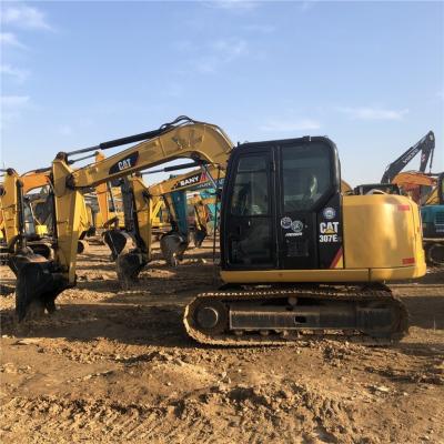China Used Mini 7 Ton Cat 307e Excavator Secondhand Caterpillar Crawler 7t Digger Made in Japan USA for sale