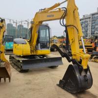 China Used Excavator Komatsu PC78us with Thumb and Rubber Track Secondhand Digger 7-8 Ton Mini Excavator Japanese Brand for sale