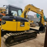 China Used Excavator Komatsu PC78us with Thumb and Rubber Track Secondhand Digger 7-8 Ton Mini Excavator Japanese Brand for sale