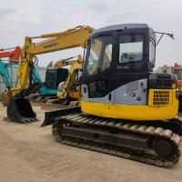 China Used Excavator Komatsu PC78us with Thumb and Rubber Track Secondhand Digger 7-8 Ton Mini Excavator Japanese Brand for sale