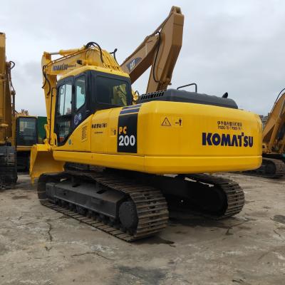 China Used 20 Ton Excavator Komatsu PC200-7 Secondhand Crawler Digger Track Excavator 20t Original Japanese Brand for sale
