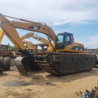 China Used 20 Ton Amphibious Excavator, Caterpillar 320c Pontoon Floating Excavator on Sale for sale