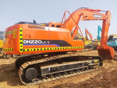 China Secondhand Crawler Excavator Doosan Dh220LC-7, Used Digger 220, 100% Original Without Any Repair, Used Construction Machine on Sale for sale