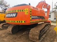 China Secondhand Crawler Excavator Doosan Dh220LC-7, Used Digger 220, 100% Original Without Any Repair, for sale
