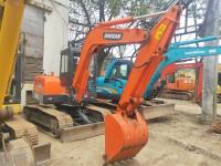 China Used Doosan Mini Track Excavator Dh55 Available on Promotion, Secondhand Original Hydraulic Small Crawler Digger Dh55 Dh60 Dh80 on Promotion for sale