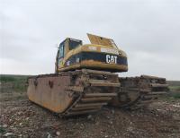 China Used 20 Ton Amphibious Excavator, Caterpillar 320c Pontoon Floating Excavator on Sale for sale