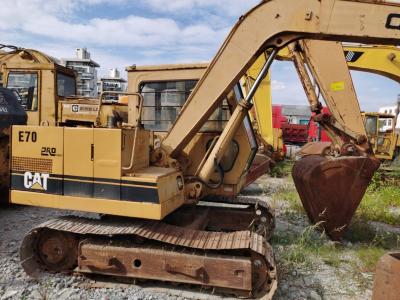 China 7 Ton Mini Crawler Excavator, Preowned Caterpillar E70 Mini Track Excavator for Sale for sale