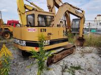 China 7 Ton Mini Crawler Excavator, Preowned Caterpillar E70 Mini Track Excavator for Sale for sale