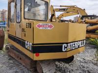China 7 Ton Mini Crawler Excavator, Preowned Caterpillar E70 Mini Track Excavator for Sale for sale